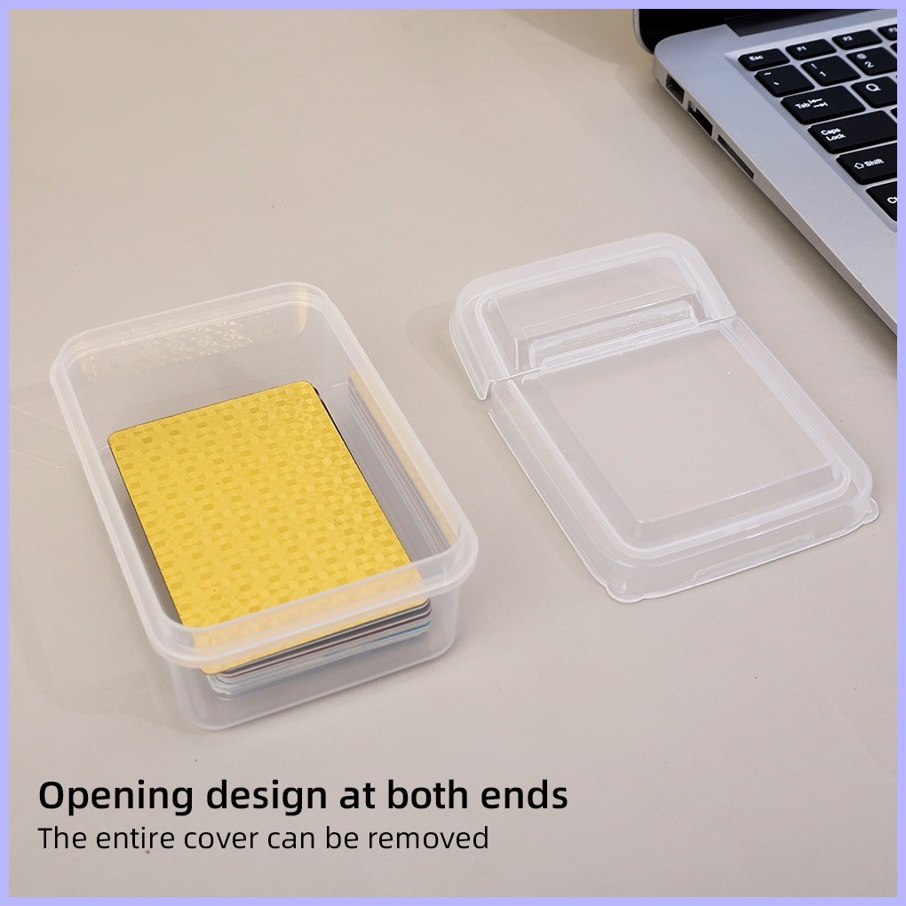 INS Clear Plastic Storage Box Container Transparent Rectangle Storage ...