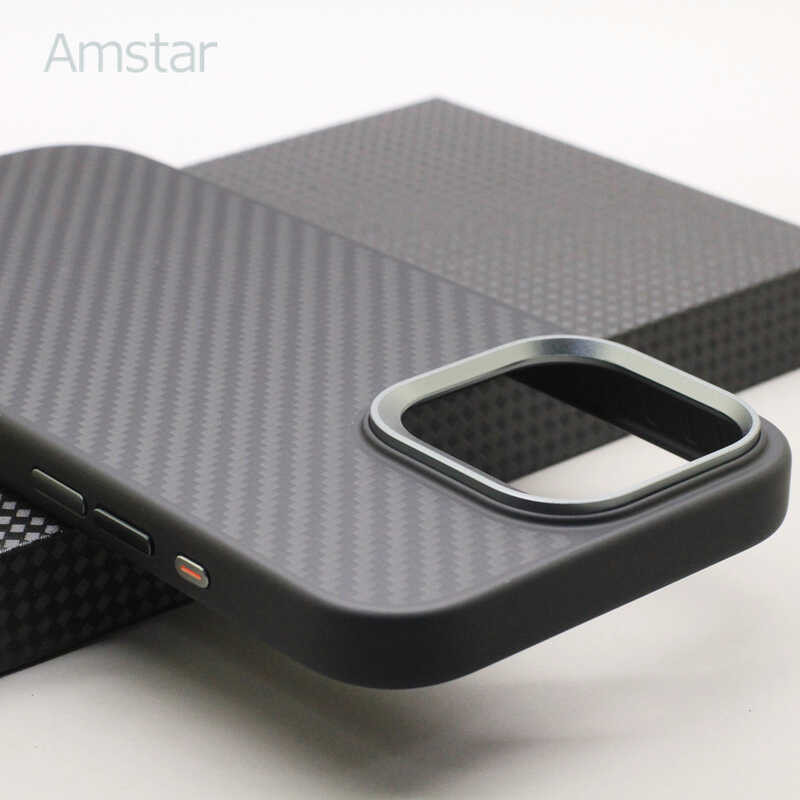 Magnetic Amstar Carbon Fiber Case Para Sa Iphone 16 15 14 Pro Max ...