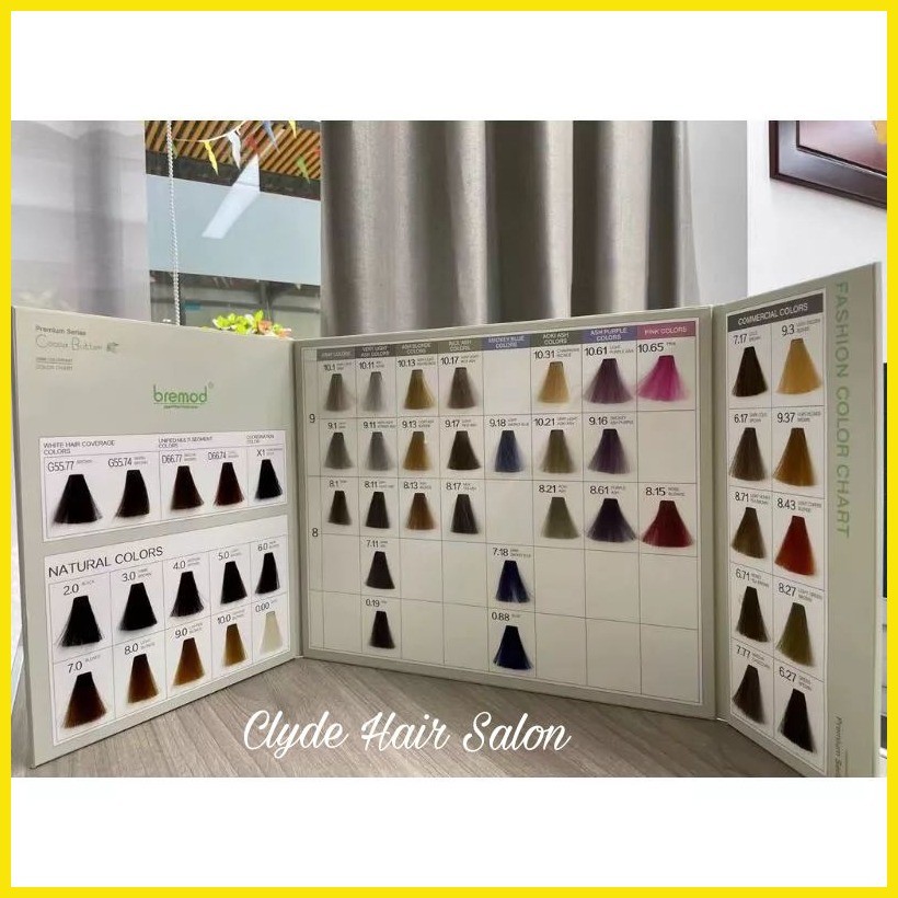 BREMOD PREMIUM hair color chart | Shopee Philippines