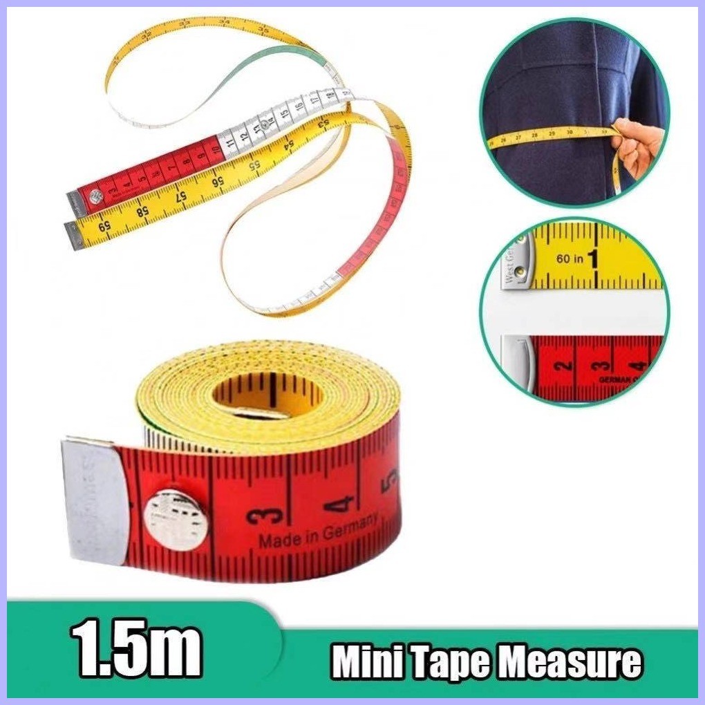 60inch button tailor measure tape sewing tools flat tape 150cm body ...