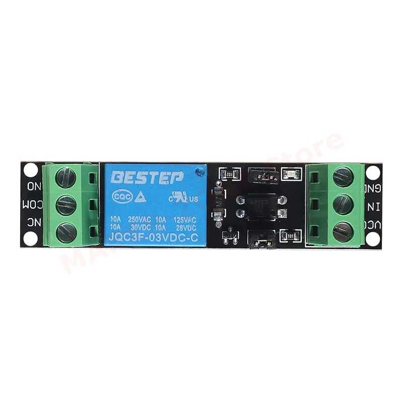 Pcs 10 3V Relay Power Switch Board, DC 1 Channel Optocoupler Relay ...