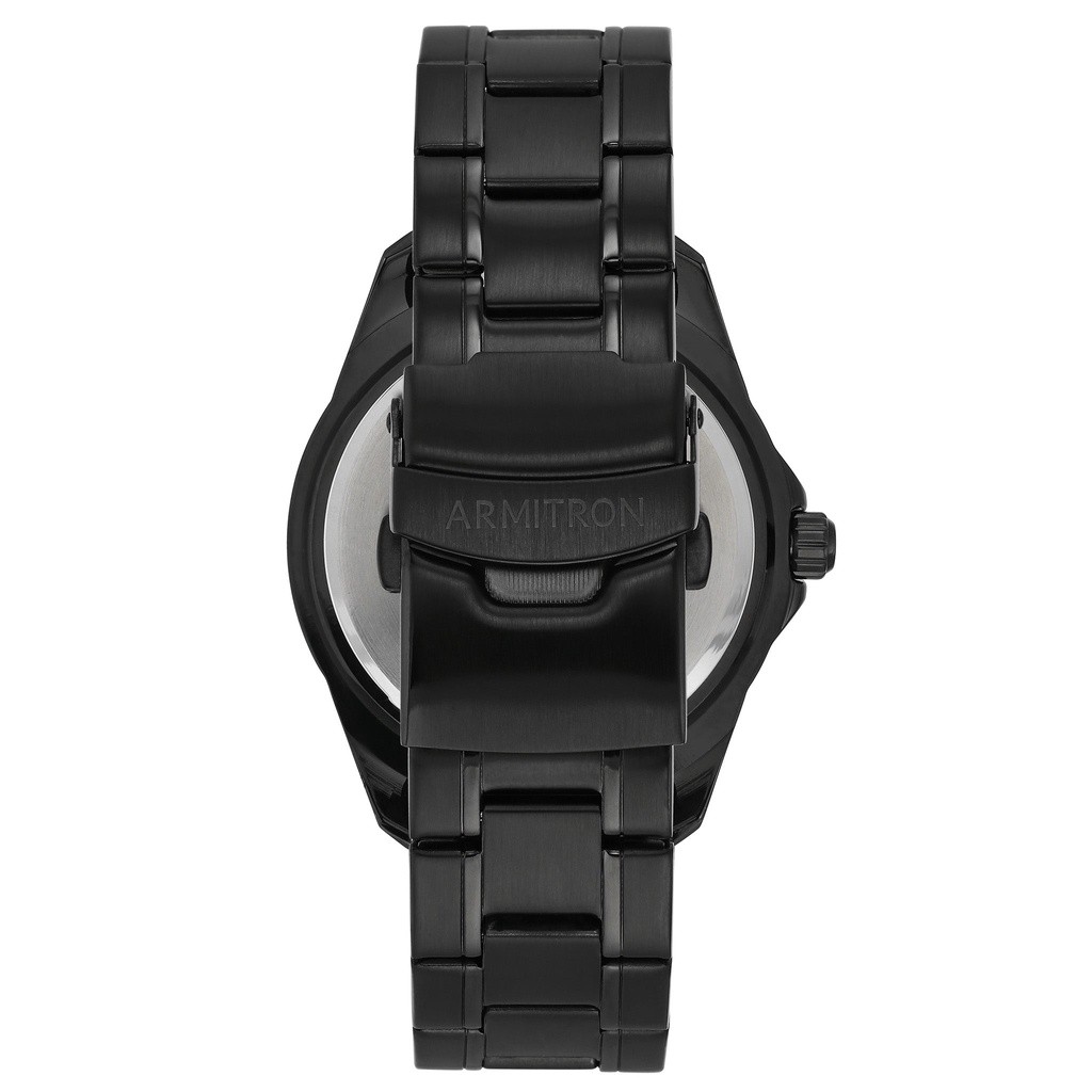 Armitron Black Stainless Steel Bracelet Analog Watch AR-20/5297BKTI ...