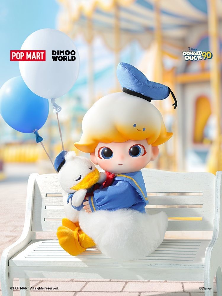 [100% Popmart Genuine] DIMOO Donald Duck 1/8 Action Figure Toy Gift ...