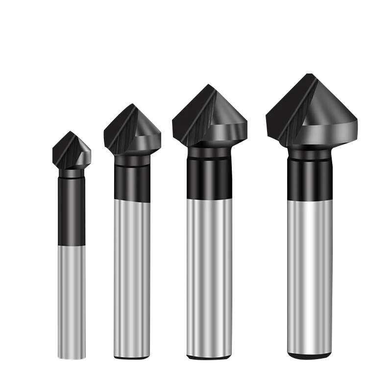 4C 2 Fc 2 M35 Cobalt Tialn Coated Countersink Drill Bit 3 Flutes 90 ...