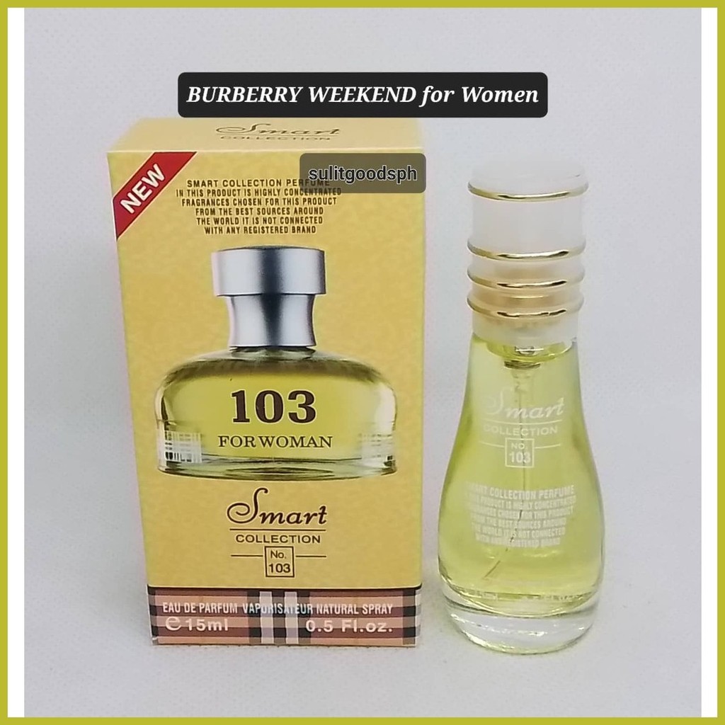 ∠ SMART COLLECTION PERFUME NO. 103 FOR WOMEN 15 ML EDP | Shopee Philippines