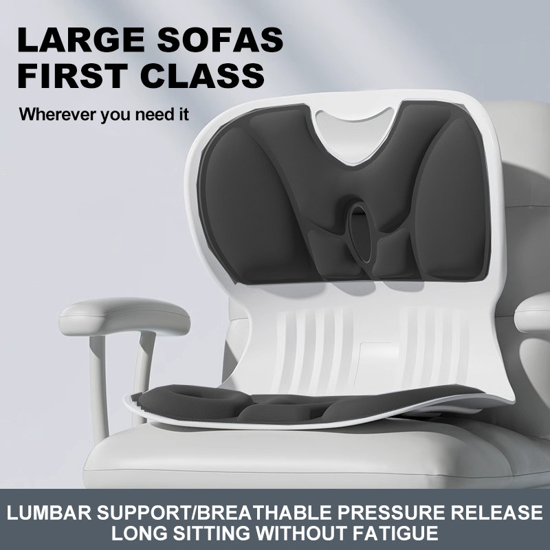 LumbarBack Support Chair Office Chair Cushion Posture Corrector Chair ...