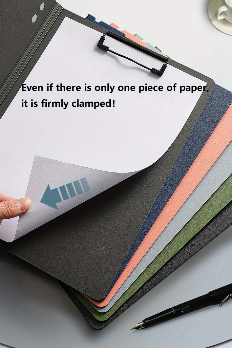 VK Long Bond Paper Folder Documents Organizer Clipboard With Cover ...