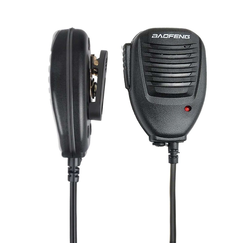 Walkie Baofeng Talkie Shoulder Microphone Speaker Palm Mic para sa ...