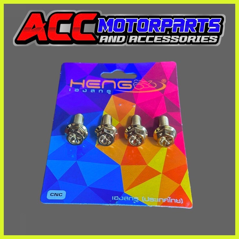 ☁ § ♔ HENG CNC / GOLD / TITANIUM FOOTPEG BOLTS SET R150 CARB / FI ...
