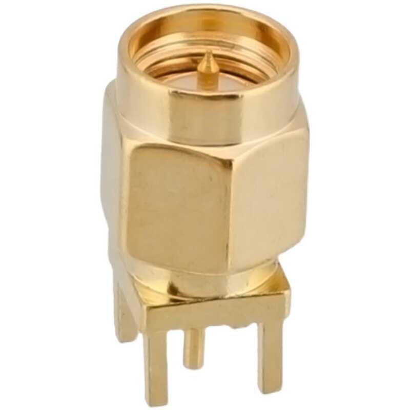 SMA-JE RF Connector SMA Male head and needle PCB Welding insert plate ...