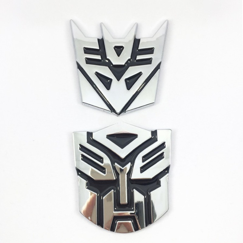 1 x Metal Autobot Transformer Deception Car Emblem Sticker | Shopee ...