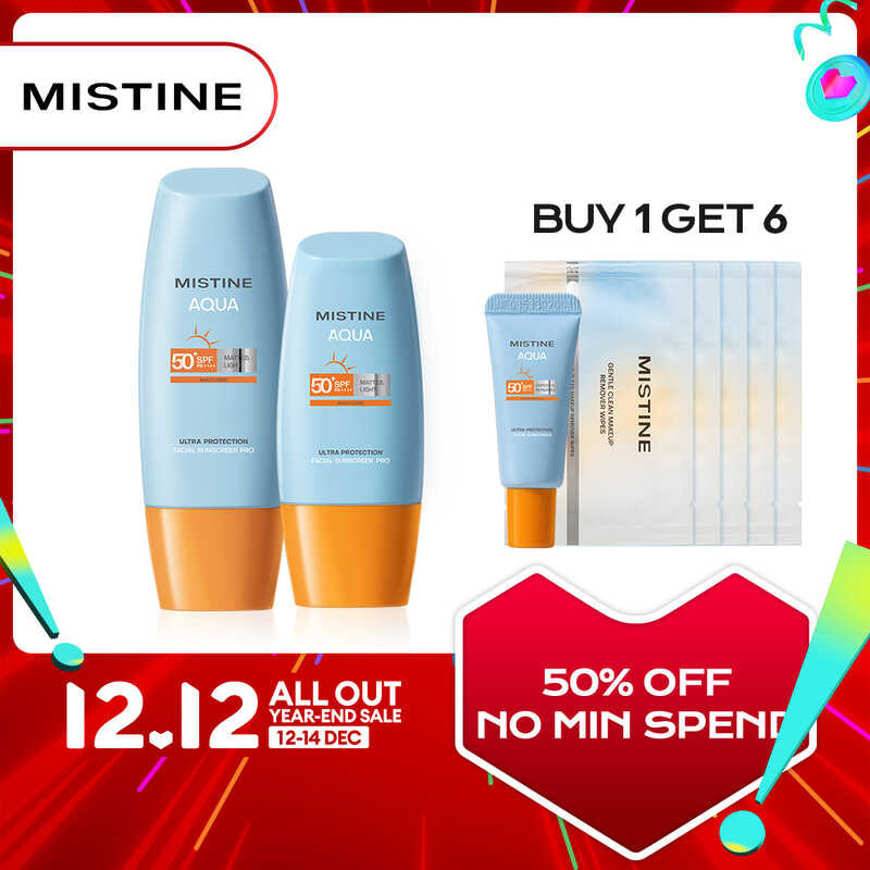 Mistine Sunscreen Sunblock Moisturizer Facial Body Cream Spf50 Pa++++ 2023 Version | Shopee ...