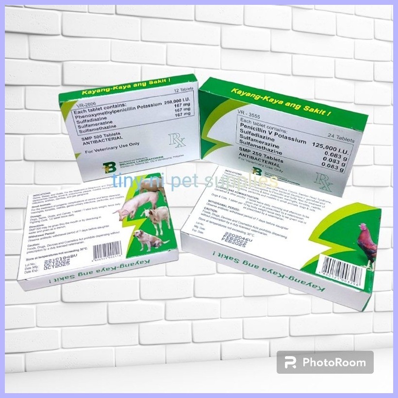 SMP 500 and SMP 250 Tablet for Dog and Cat|Sold per Tablet Lunas sa ...