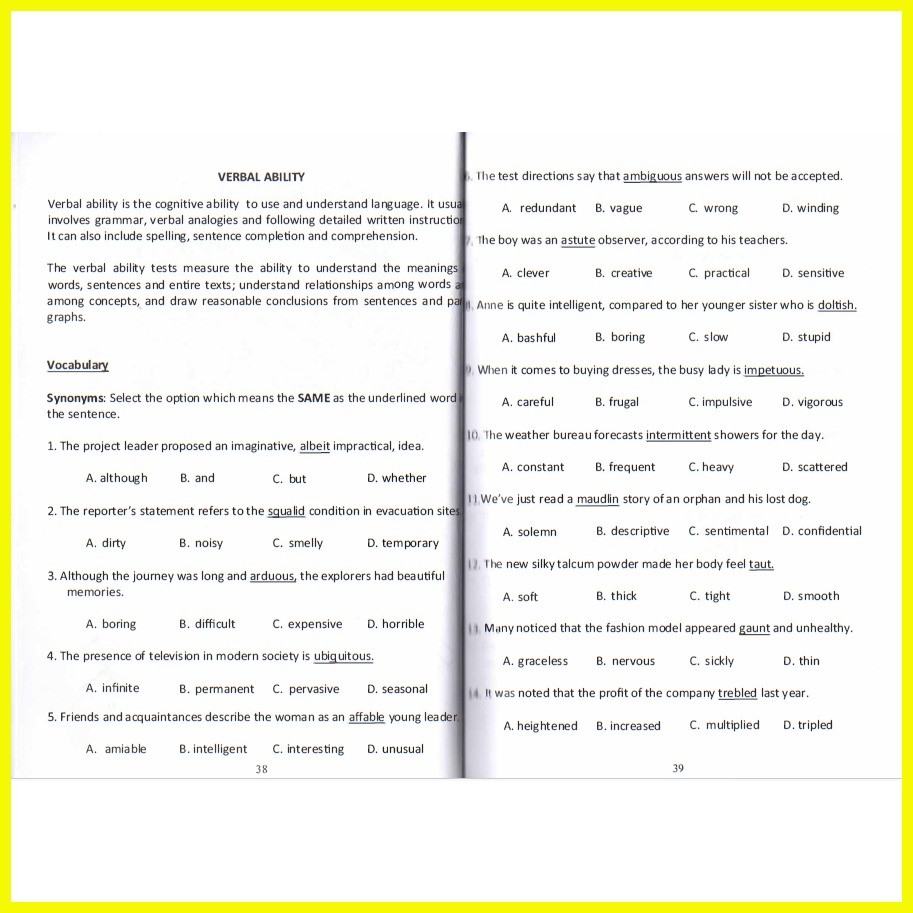 PISAY Philippine Science High School National Competitive Exam Reviewer ...