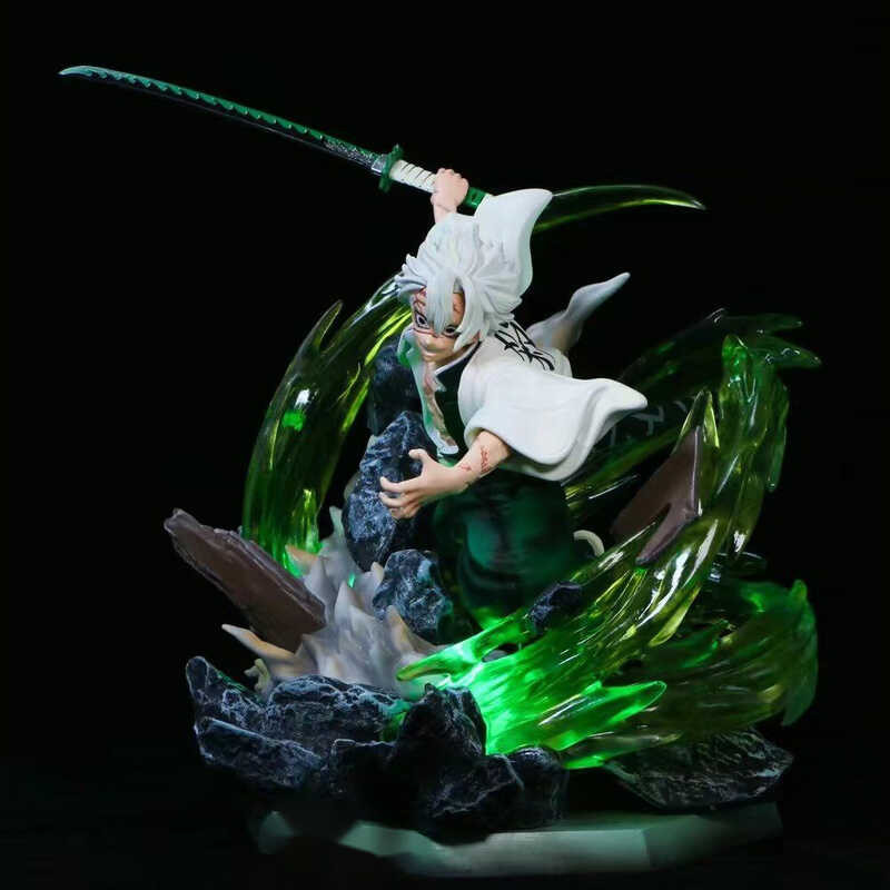Demon 30cm Slayer GK Shinazugawa Sanemi Wind Column PVC Action Anime ...