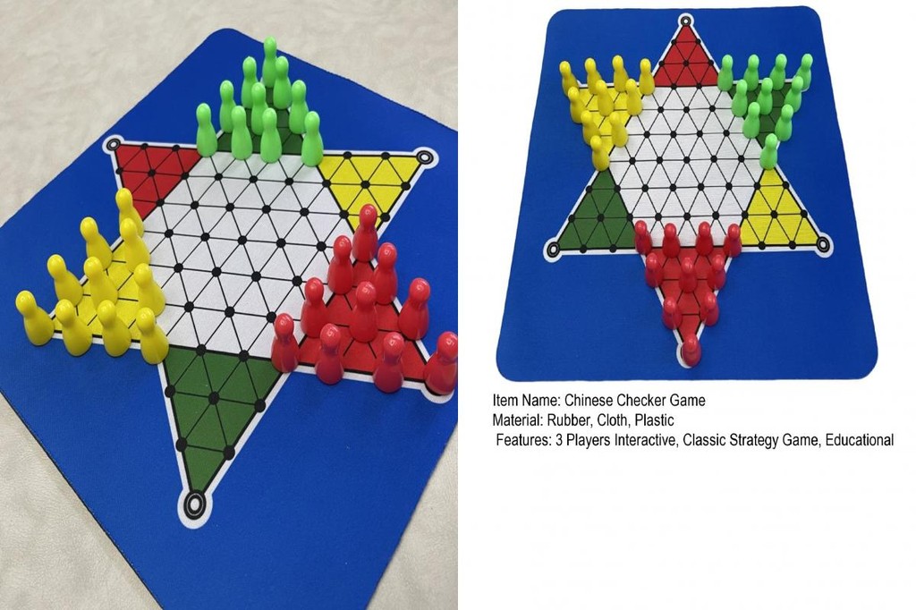 Lingoer| Classic Strategy Game Chinese Checker Kit Traditional Chinese ...