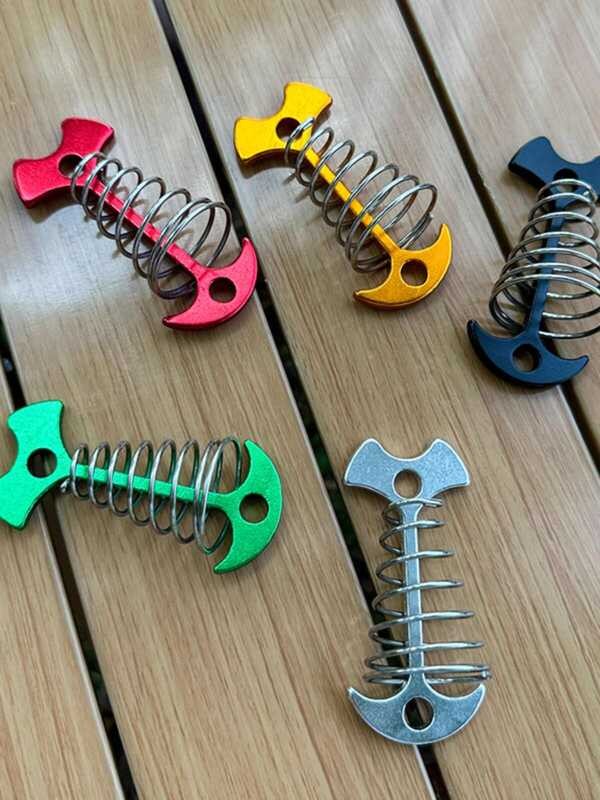 Fishbone Spring Ground Nail Multifunctional Aluminum Alloy Outdoor ...