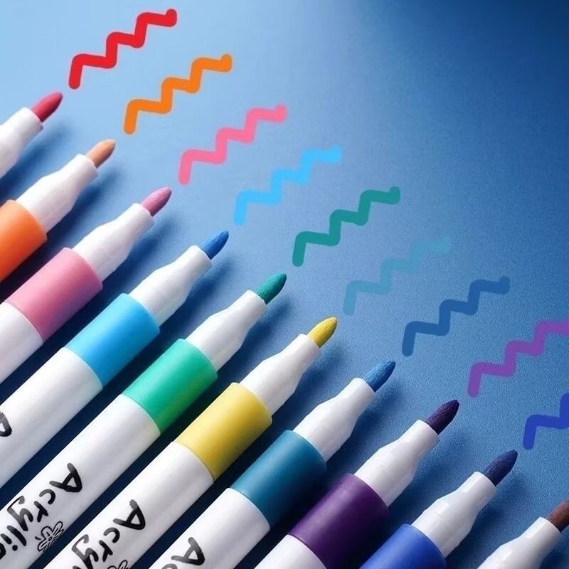 Marker Pen Coloring penHighlights(12/24/36/48/60/80Colors) Acrylic ...