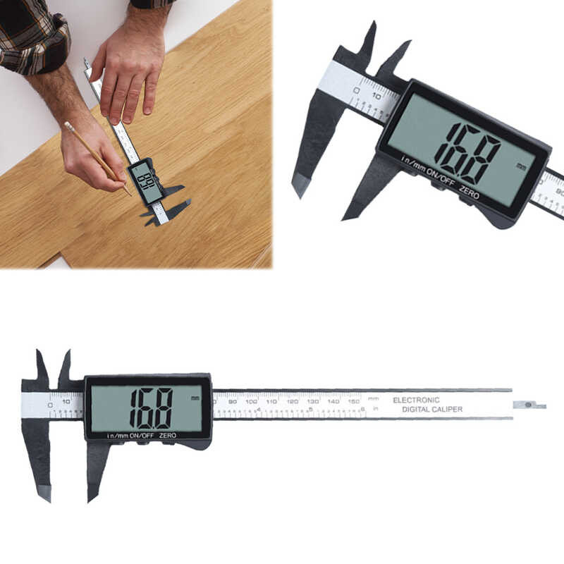 0-150 1 mm Digital Vernier Caliper Electronic Calipers Large LCD ...