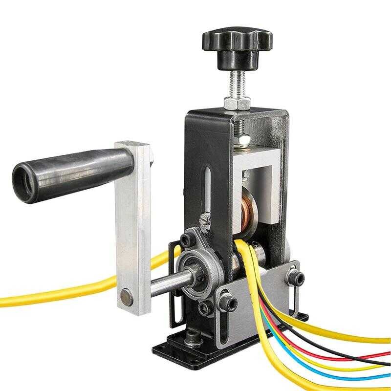 Manual 3 Wire Stripping hine Cable Cutting hines With Hand Crank Drill ...