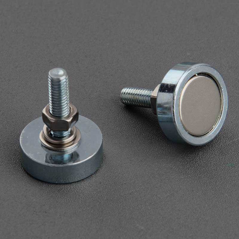 Anti shatter circular strong magnet base M456 screw LED light panel ...