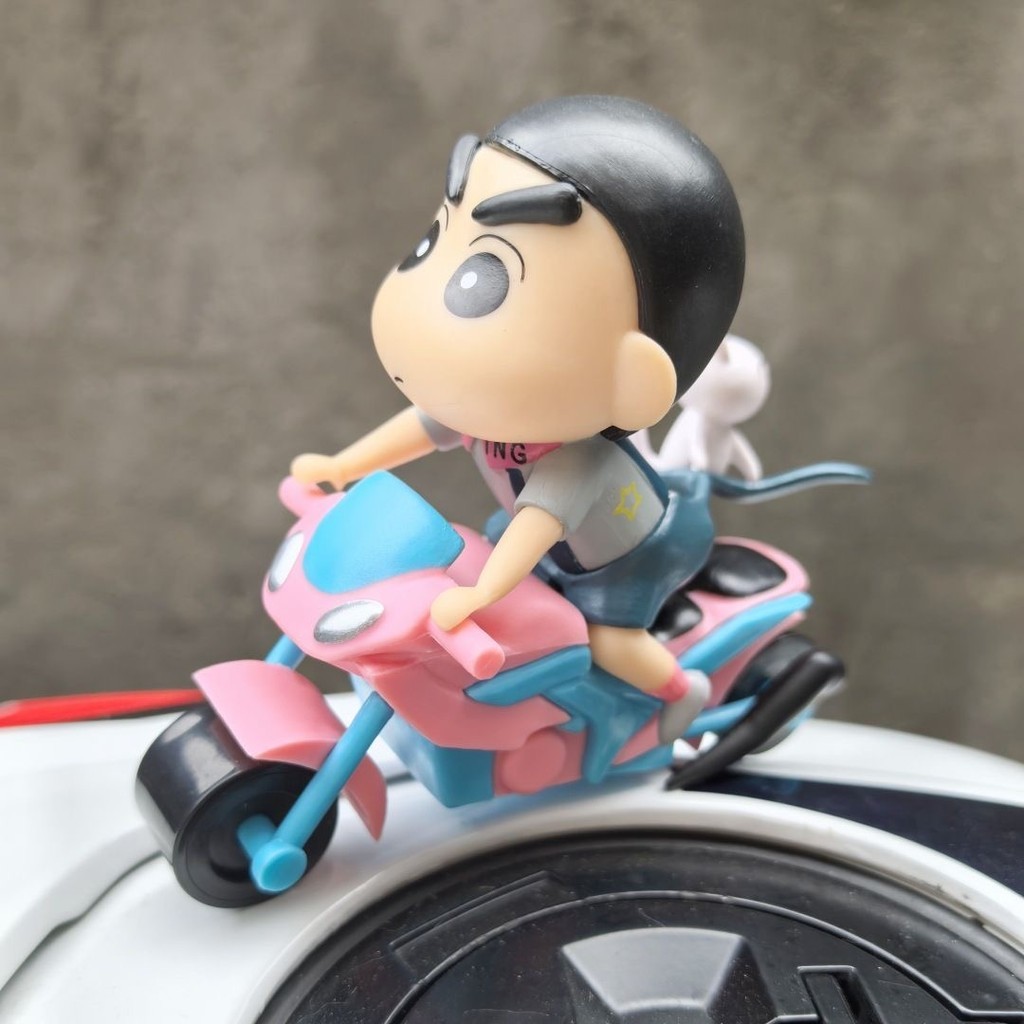 Anime Crayon Shin-chan Figuras Toys Shin-chan Doll Movable Tire Action ...