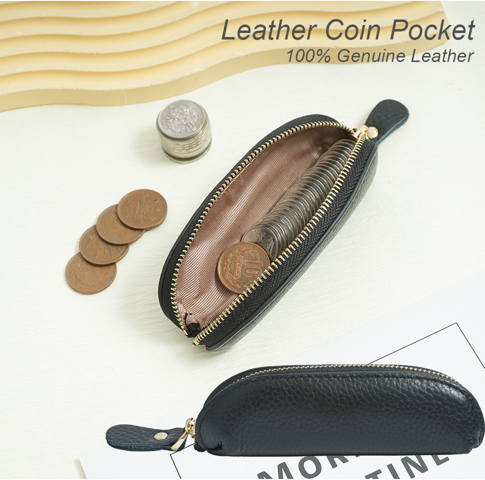 Genuine Leather Mini Coin Purse Creative Coin Bag Women's Cowhide Small ...