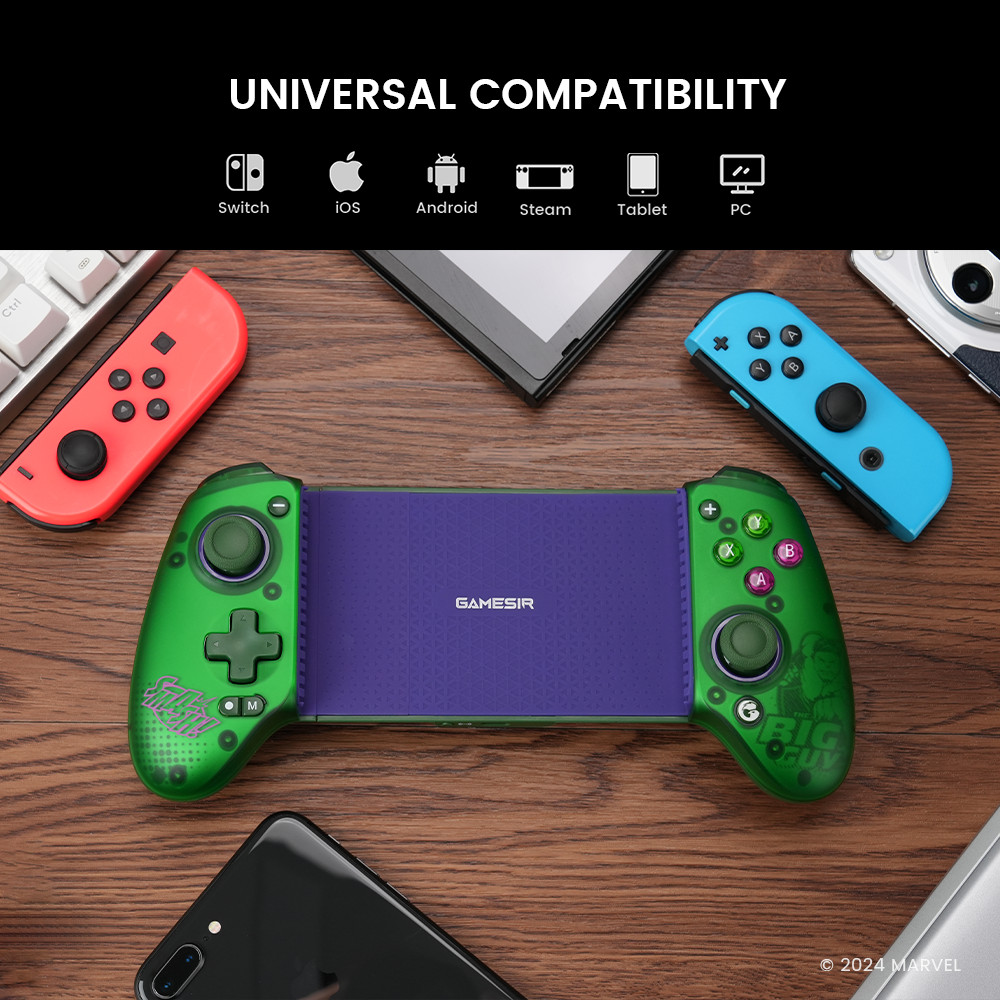 Gamesir G8 Plus Gamepad Bluetooth Mobile Gaming Controller Limited Edition Marvel Thanos For 