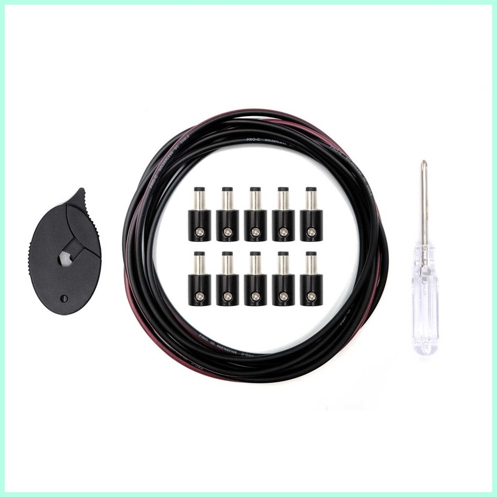 Qable DC Solderless Wire Kit Power Connector Solutions 10 kit for ...