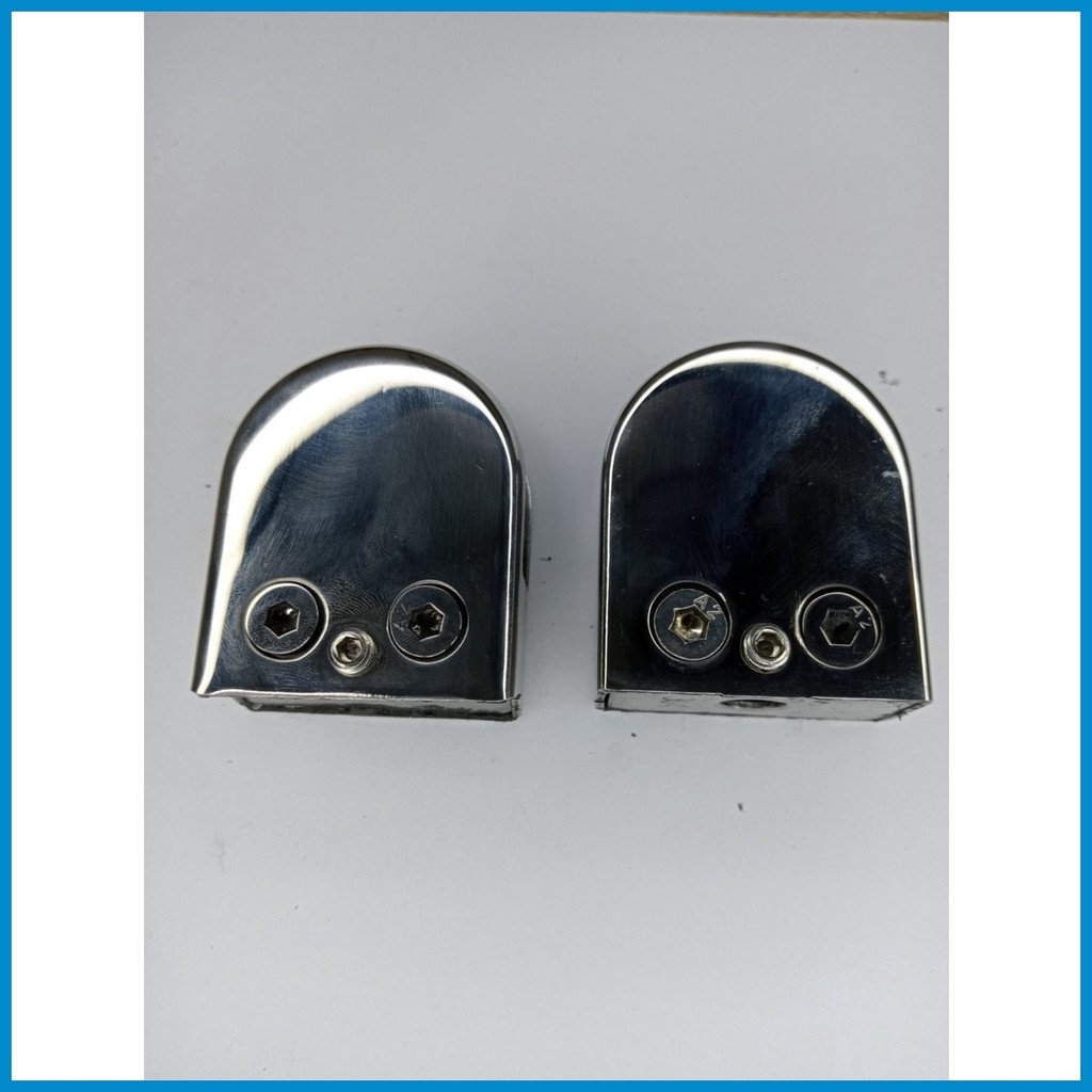 STAINLESS GLASS CLAMP CLIP SUS 304 for tempered glass , railings ...