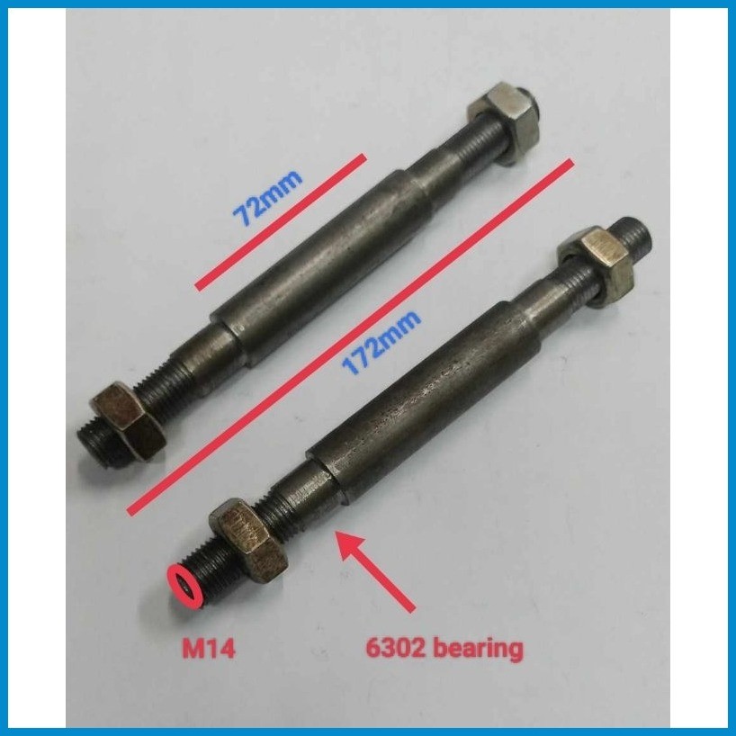 Easy Returns Sidewheel swing hub axle for 6302//Sidecar axle 6302//hub ...