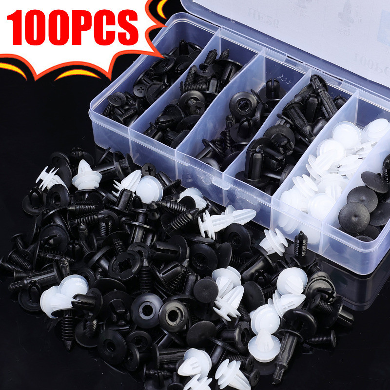 100PCS Car Plastic Buckle Sets - Universal Auto Parts - for Door Panel ...
