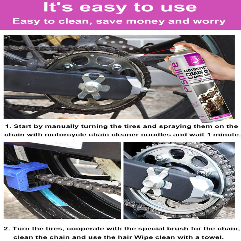 MOTOX Kit Chain Cleaner Rust and Corrosion Protection chain lube ...