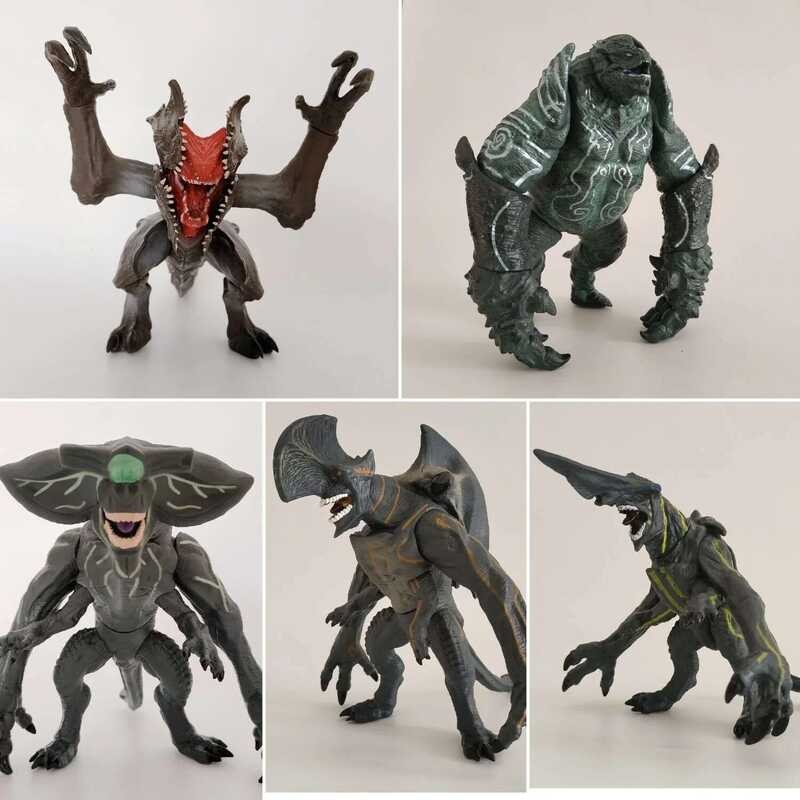 Anime New Pacific Rim Figure Monsters Scunner Leathback Mega Kaiju ...
