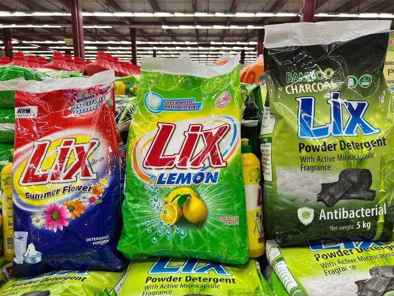 Lix Detergent Powder 5Kgs With Freebie | Shopee Philippines