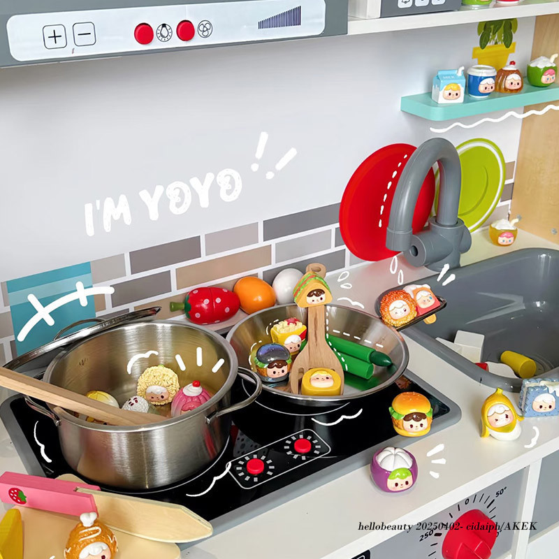 YOYO Foodie Baby Blind Box - Kawaii Food Figures Collection (Burger ...