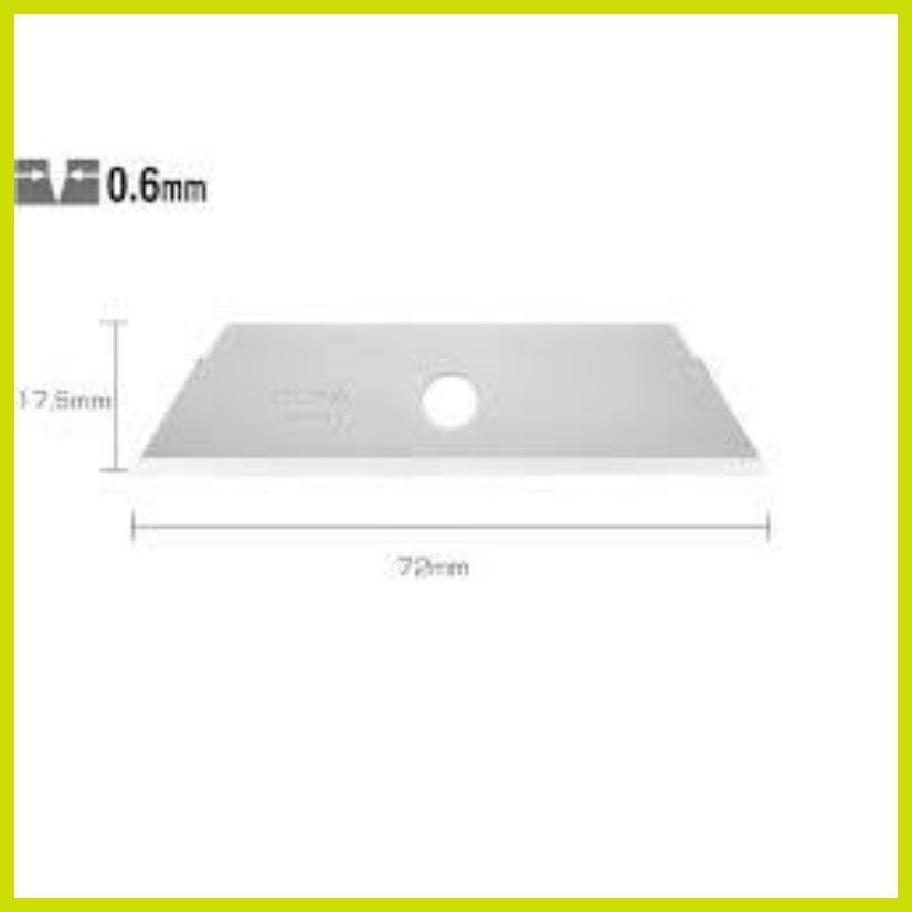⇧ Olfa Safety Cutter Blade SKB-2/5B Blades Trapezoid High-Carbon Steel Made in Japan | Shopee ...