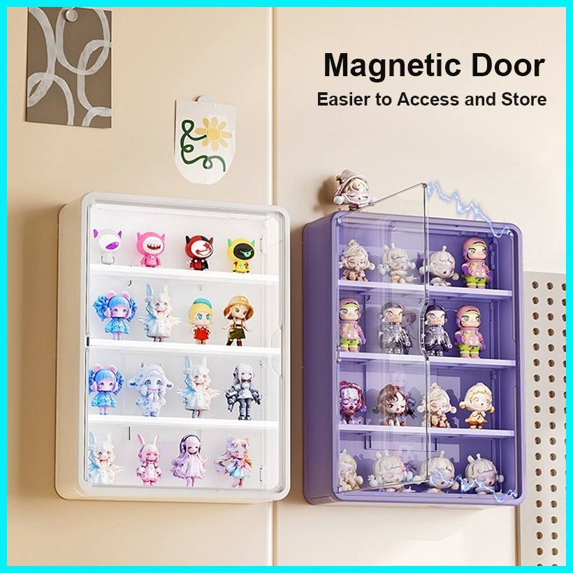 Tidy Tots Acrylic display rack wall mounted display box storage stand ...