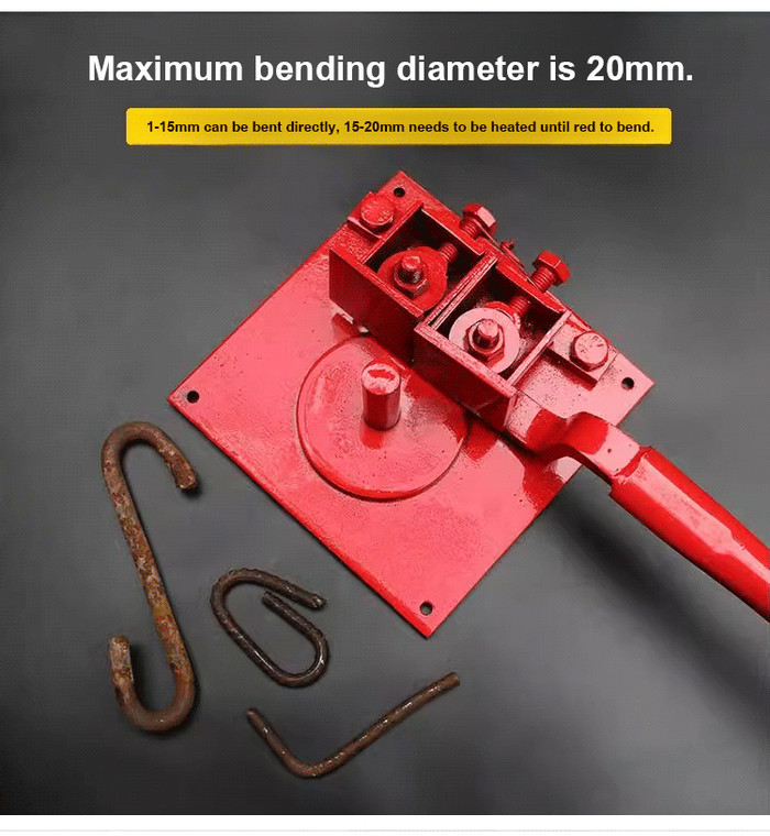 【Hot sale】4mm 6mm Labor-saving rebar bender Stirrup bar bender Manual ...
