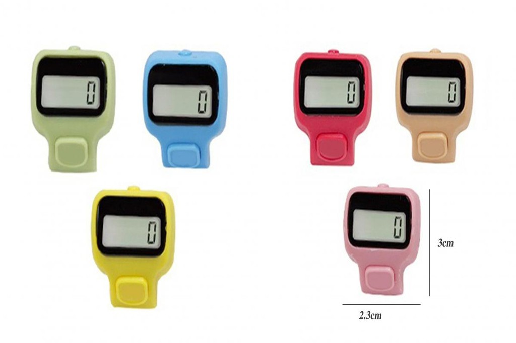 Dottam| Portable Tally Counter 5-digit Led Finger Ring Counter Clicker ...