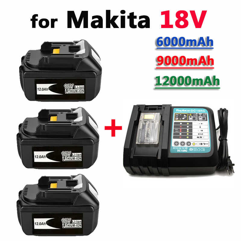 Ba 18V 2 Para Sa Baterya+Dc1brc Charger Rechargeable Lithium-Ion ...