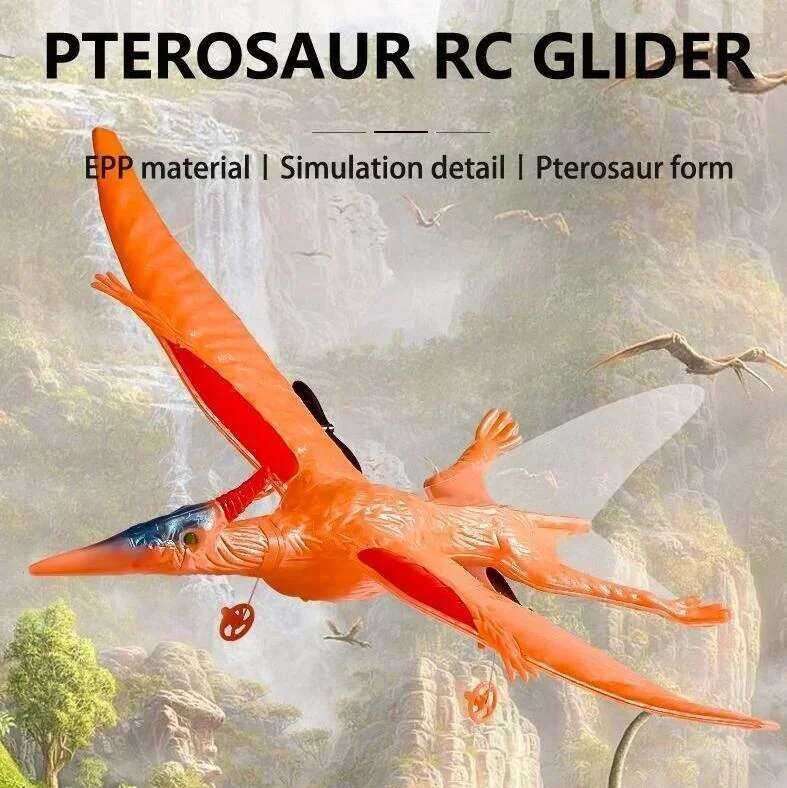 Rc Plane Kids Toy Remote Control Dinosaur Pterosaur Epp 4Ch Radio ...