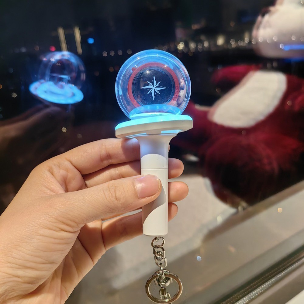 Kpop Keychain Idol Stray Kids Lightstick SKZ Mini Glow Stick Mini ...