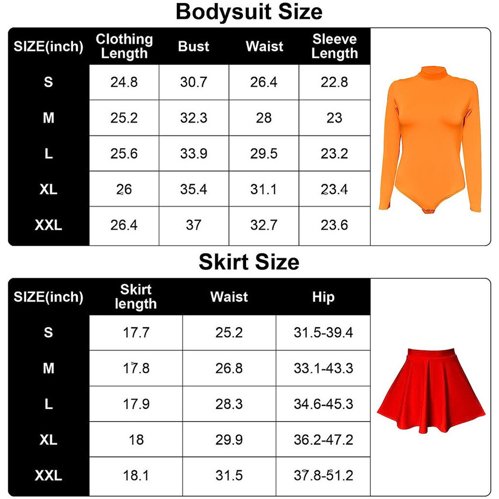 ♞キ Cosplay Uniform Anime Woman Orange Top Skirt Soc Halloween Costume ...