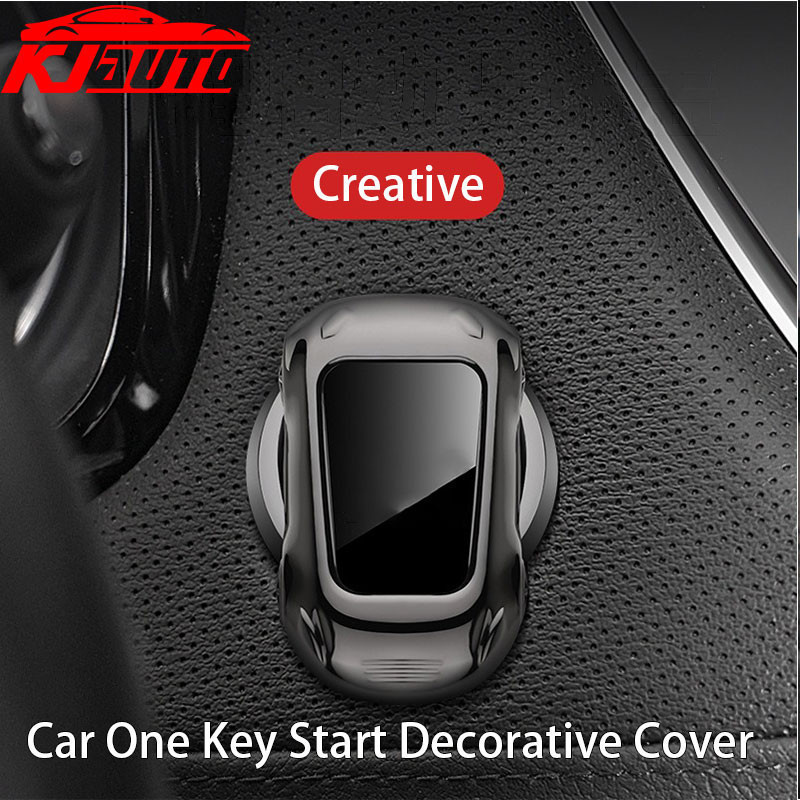 Mitsubishi Car One-Click Start Button Decoration Stickers Zinc Alloy ...