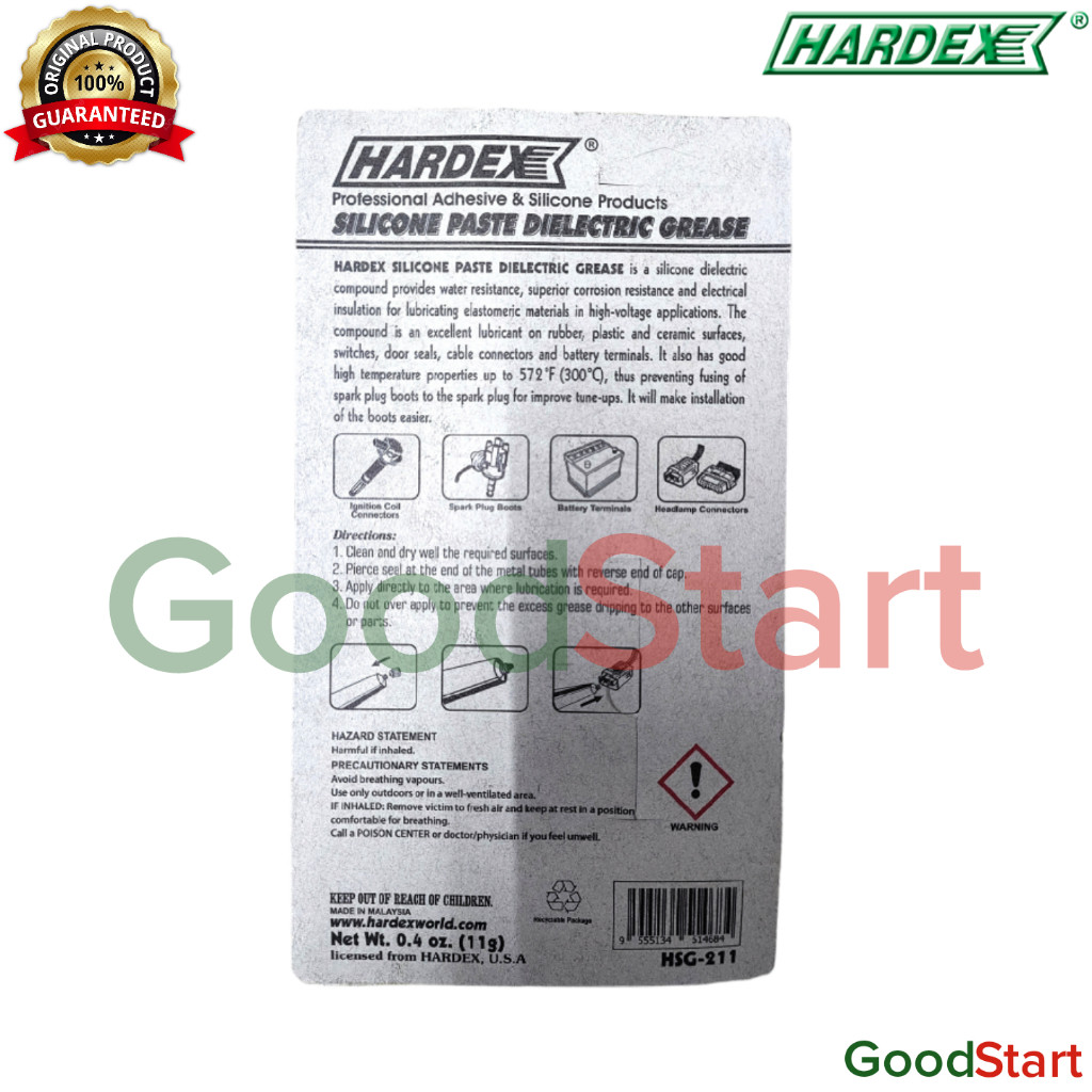HARDEX SILICONE PASTE DIELECTRIC GREASE 11g | Shopee Philippines