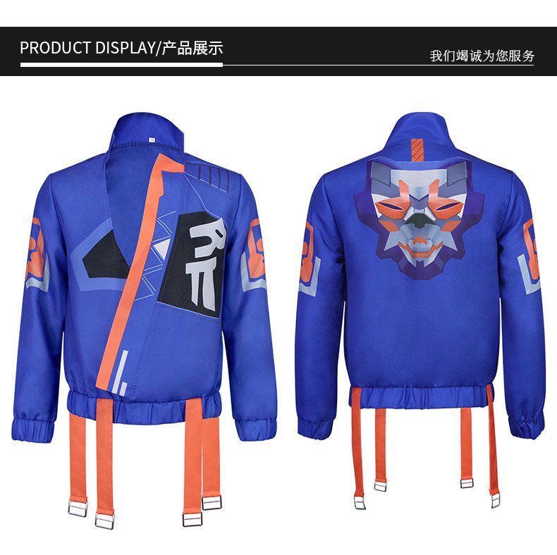 Valorant Cosplay Yoru Coat Costume Clothes Party Comic Exhibition ...