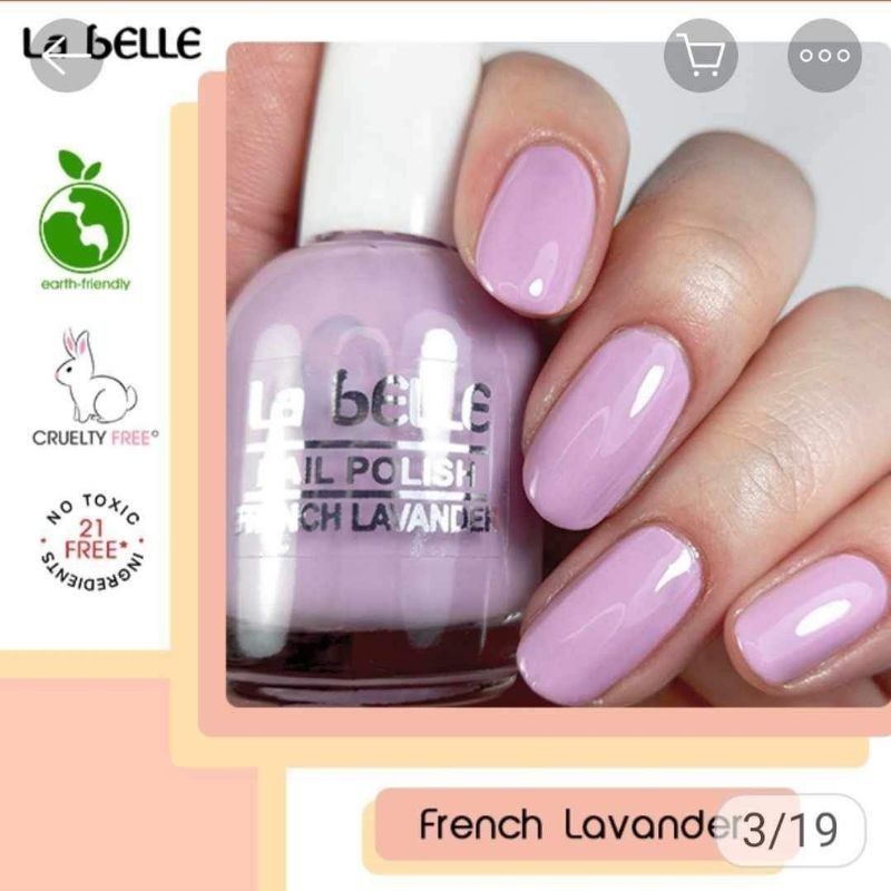 LA BELLE nail polish COMPLETE COLORS, 12mL cutics, cutiqs, cutix ...