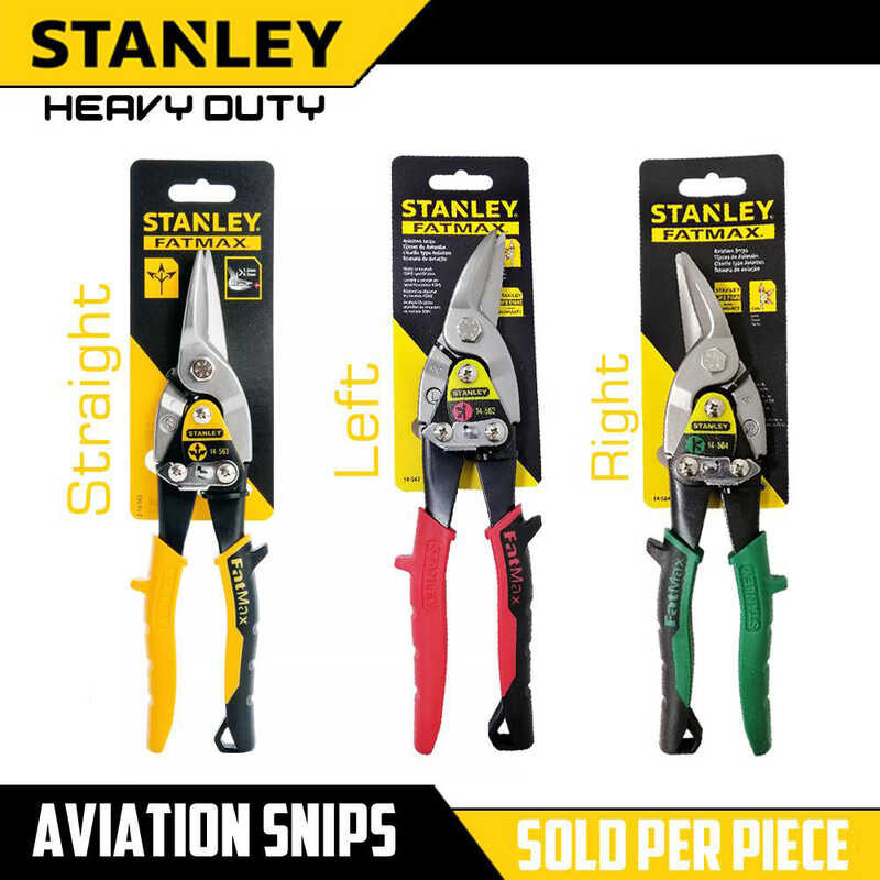 STANLEY USA FATMAX Aviation Snip Snips Straight BUILDMATE - SHT ...