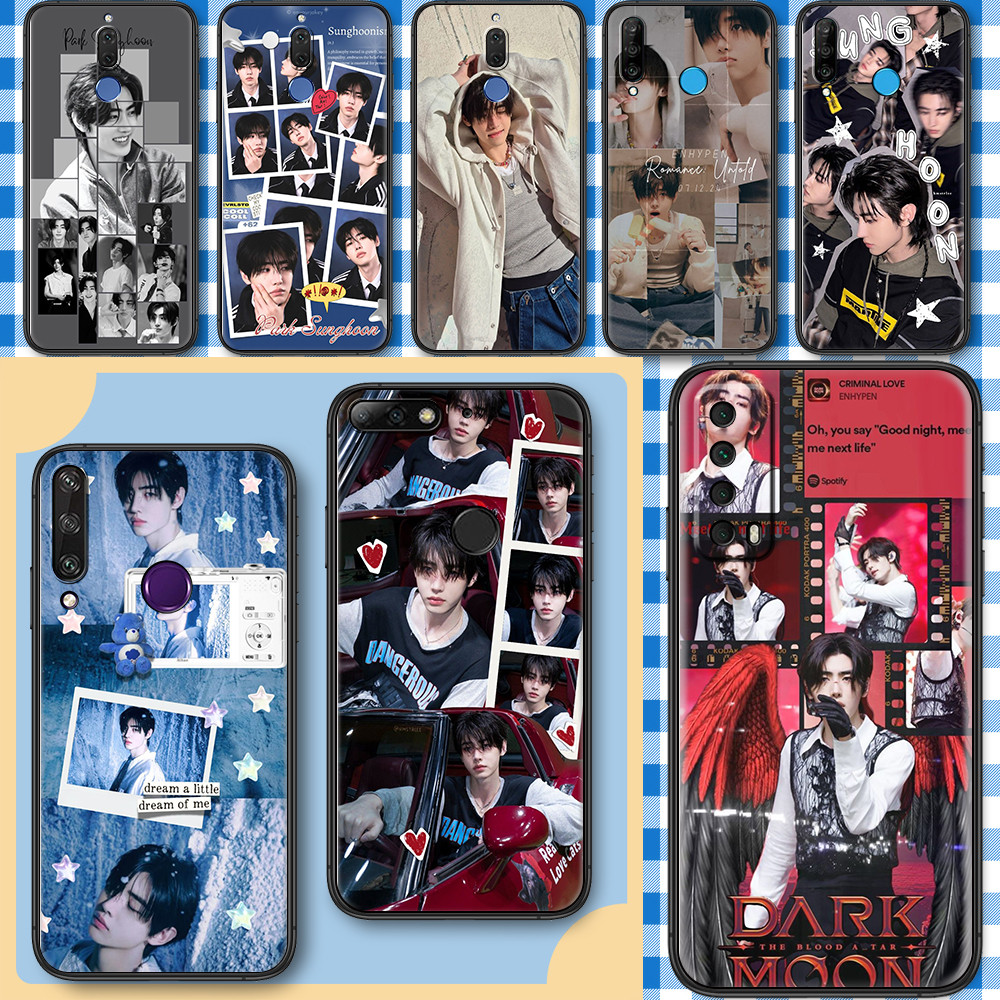 for Huawei Y6P Y7A Y8P Y9A Y5 Y6 Prime Sunghoon Soft black TPU phone ...